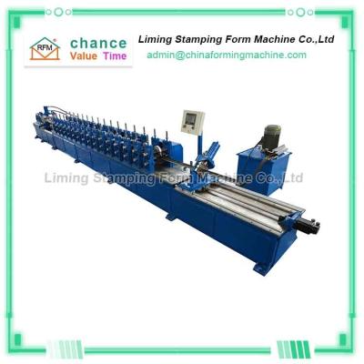 China ISO Ladder Plate 5.5kw Cold Roll Forming Machine For Building Materials Mall for sale