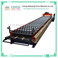 China High Output Color Steel 1250mm Plate Roll Forming Machine for sale
