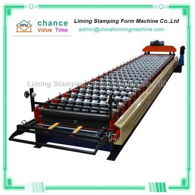 China High Output Color Steel 1250mm Plate Roll Forming Machine for sale