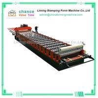 China Roof Truss High Speed Roll Pressed Plc Roofing Sheet Forming Machine for sale