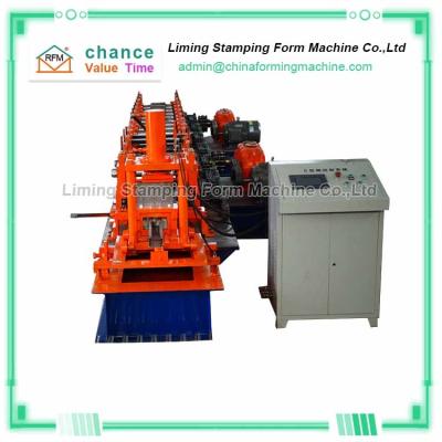 China Punching Shelf Column Plc Metal Roll Forming Machine 8m/Min for sale