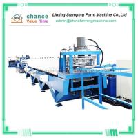 China Shelf Laminate 380v 0.3MM PPGL Rack Roll Forming Machine for sale