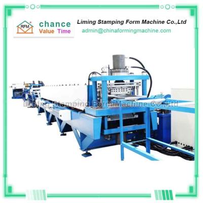 China Shelf Laminate 380v 0.3MM PPGL Rack Roll Forming Machine for sale