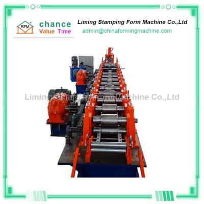 China Adjustable Punching Shelf Column 1.2MM Rack Roll Forming Machine for sale