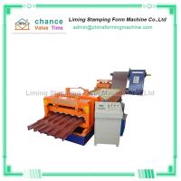 China 0.7mm 1250mm Glazed Tile Forming Machine 2 Years Warranty for sale