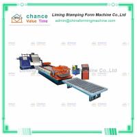 China 45m/Min Colored 0.3mm Glazed Tile Roll Forming Machine for sale