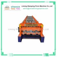China Die Cutting Durability 15m/Min Floor Deck Roll Forming Machine for sale