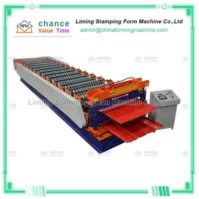 China Fully Automatic Roof Slab 0.3mm Double Layer Roll Forming Machine for sale