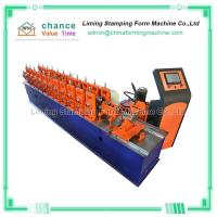 China Interior Decoration Curtain Rail 1.2mm Purlin Roll Forming Machine 14 Steps for sale