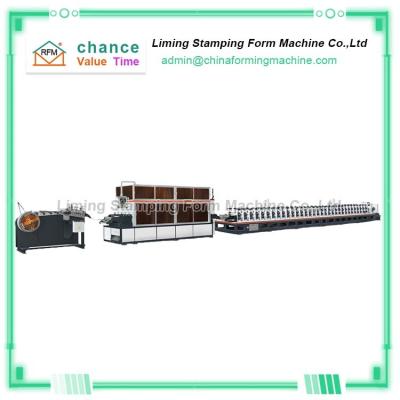 China Precise 7 Inch Touch Screen Steel Door Frame Making Machine Plc for sale