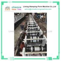 China Anti Theft 1.8mm 25m/Min Door Frame Roll Forming Machine Plc for sale