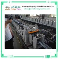 China 0.3mm High Precision Anti Theft 350mm Door Frame Roll Forming Machine for sale