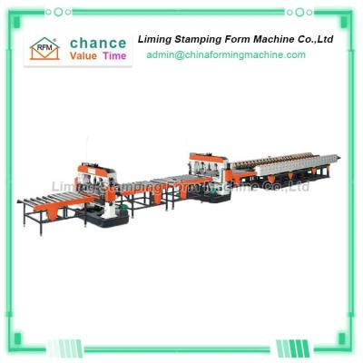 China Metal Security 300mm 0.8mm Steel Door Frame Making Machine for sale