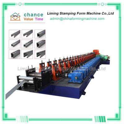 China Steel Solar Stent 2mm Portable Roll Forming Machine for sale