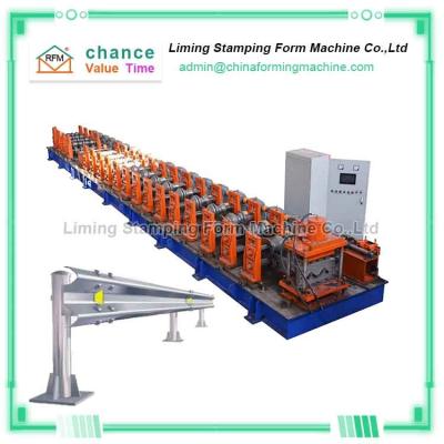 China 380v 50hz 15m/Min Traffic Guardrail Rollform Equipment Liming for sale