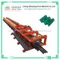 China 3mm 380v 50hz Highway Guardrail Roll Forming Machine Automatic for sale