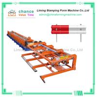 China 2.5mm 380v Highway Guardrail Roll Forming Machine 50l Dual Motor Pump Station for sale