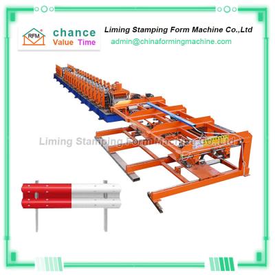 China Siemens Motor Drive Guardrail Forming Machine Automatic Three Wave 15m/Min for sale