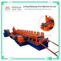 China 0.5mm Plc Control Rack Making Machine 30m/Min Punching for sale