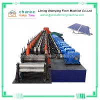 China 15m/Min Metal Forming Machine Solar Photovoltaic Channel Manufacturing for sale