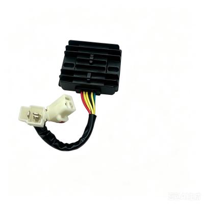 China High performance CG150 6 plug rectifier regulator with full wave rectification, prevents overcharging, protects battery & motorcycle electrical system. for sale