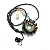 China Upgrade CG200 with full copper 11 pole stator coil, stable power output, solve dim light & weak battery charging issues, plug and play installation. for sale