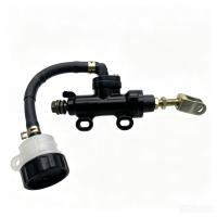 China Hydraulic rear foot brake master cylinder for horizontal Ninja sport motorcycle. Leak-proof seal, stable braking power, direct OEM replacement brake pump spare part. for sale