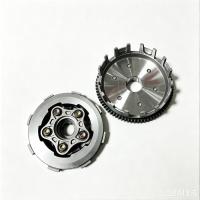 China CG200 Complete Clutch Assembly With Clutch Drum Cover, 35mm Inner Hub Bore, 6 Column Springs 6 Friction Plates, Replacement Clutch Kit for 200cc Cargo Tricycle for sale