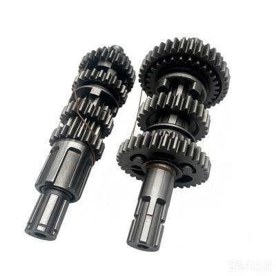 China CG150 Motorcycle Tricycle Main & Counter Shaft Complete Gearbox Transmission Replacement Parts for sale