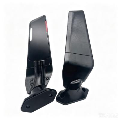China Motorcycle CNC Aluminum Wind Wing Mirror Anti-Shake Wide Vision Rear View Mirror Fit Kawasaki Ninja 400 for sale