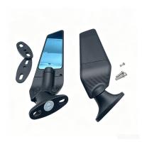 China Motorcycle Fairing Mount Wind Wing Mirror Anti-Shake Wide Vision CNC Rear View Mirror Replacement for Ninja 400 650 ZX-4R for sale