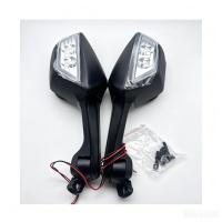 China Waterproof LED Integrated Side Mirror Wide Vision Anti-Shake Rearview Mirror Fit QianJiang 2022 2023 2024 2025 for sale
