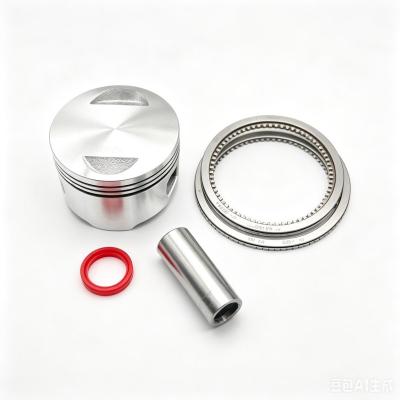 China GY6175 58.5mm Complete Piston Kit, High Precision Replacement Piston Set for GY6 175cc Scooter Engine for sale