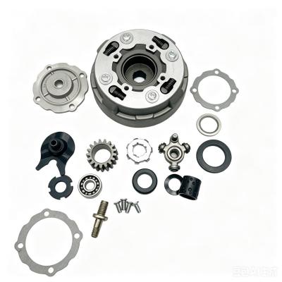 China CD110 Kick Start Clutch Assembly 17 Teeth Automatic Clutch Replacement Parts for 110CC Horizontal Engine for sale