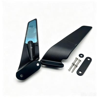 China Modified Wind Wing Rear View Mirrors, Aerodynamic Wind Deflector Side Mirror for Kawasaki Ninja ZX-10R ZX-4RR Sport Bike for sale