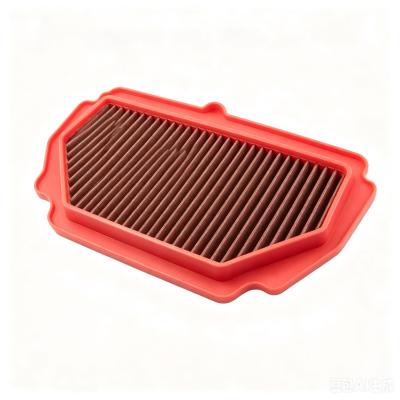 China Premium Motorcycle Air Filter Element OEM Fit For Kawasaki Ninja ZX6R ZX600  09-24 Sportbike Intake Filter for sale