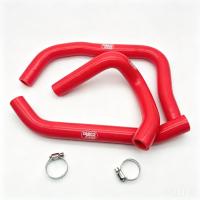 China ZX-4RR Modified Silicone Radiator Hose Red Green Racing Cooling Pipe for sale