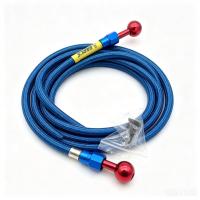 China KTM Blue Modified Brake Oil Hose, 1.3 1.5 2.2 Meter Braided Brake Line, Off-Road Racing Hydraulic Tube Upgrade Parts for sale