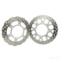 China KLX250S 2008-2020 Front & Rear Brake Disc Kit, Slotted Wave Brake Rotor, Off-Road Motorcycle Brake Upgrade Replacement Parts for sale