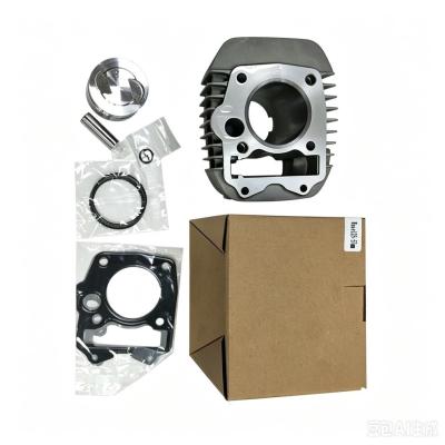 China Wave125 57MM Big Bore Aluminum Cylinder Block Kit Complete Engine Rebuild Assembly for 125CC 4T Motorcycle for sale