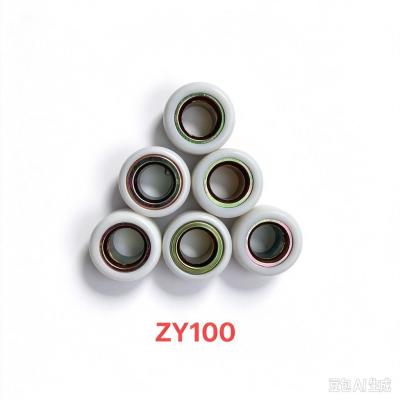 China ZY100 CVT Pulley Rollers, High Wear Resistant Variator Weight Rollers for 100cc Scooter Engine for sale