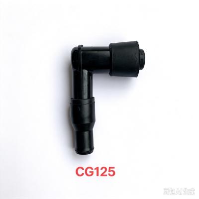 China Waterproof CG125 Motorcycle Spark Plug Cap, OEM Replacement Ignition Boot for CG125 Engine Repair for sale