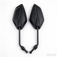 China New 115 Motorcycle Rearview Mirror Pair, M10 Thread HD Convex Side Mirror for New 115 Motorbike for sale