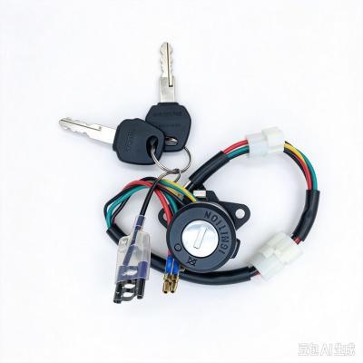 China CG125 Ignition Switch Lock Set, Motorcycle Key Ignition Switch for CG125 125cc Motorbike for sale
