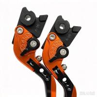 China KTM 690 1290 CNC Adjustable Brake Clutch Levers, Folding CNC Machined Modification Lever Set for sale