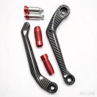 China Carbon Fiber Handguard Crash Bar, Motorcycle Carbon Fiber Hand Guard Anti-Crash Protection Bar for sale