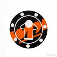 China KTM Fuel Tank Cap Sticker, 3D Gel Gas Oil Cap Protector Decal for KTM Duke Series Motorcycle for sale