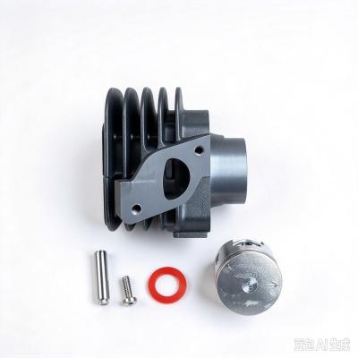 China JOG65 44MM Cylinder Kit, 2 Stroke Air-cooled Scooter Big Bore Cylinder Piston Gasket Set for Yamaha JOG65 for sale