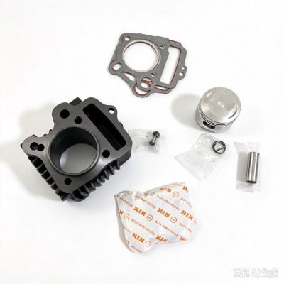 China CD70 Cylinder Kit, 70cc 4-Stroke Motorcycle Cylinder Piston Assembly Replacement Engine Rebuild Parts for sale