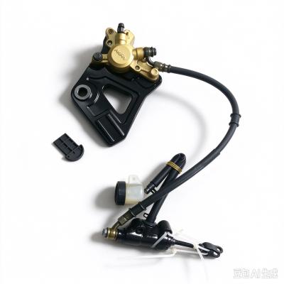 China TVS180 Brake Master Cylinder & Brake Caliper Assembly With Bracket for sale